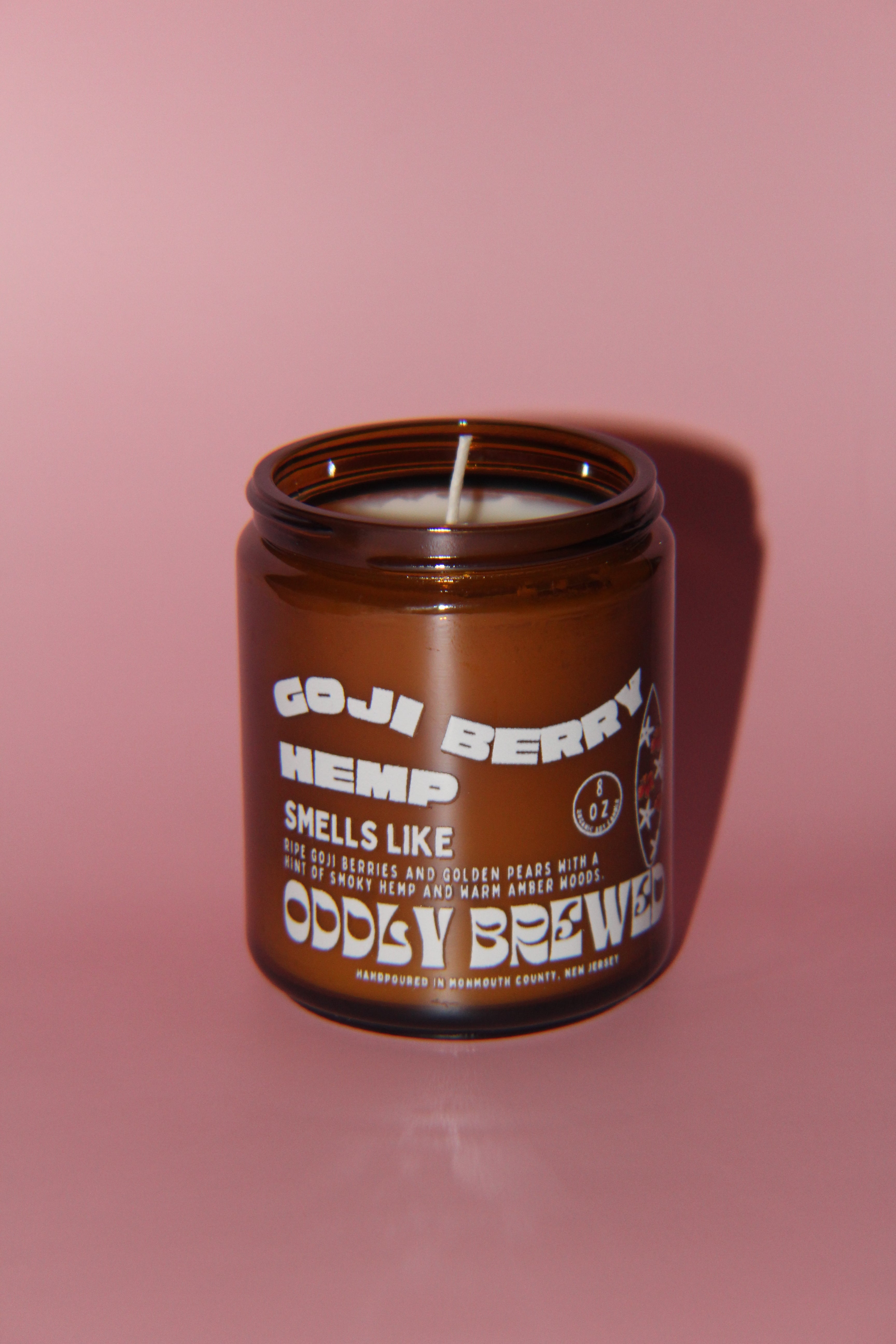 Goji Berry & Hemp Candle | Fresh Soy Candle – Oddly Brewed